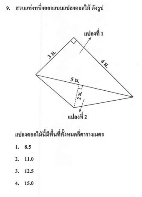 ช่วยสอนวิธีคิดหาคำตอบข้อสอบให้หน่อยครับ O Net ป 6 Pantip
