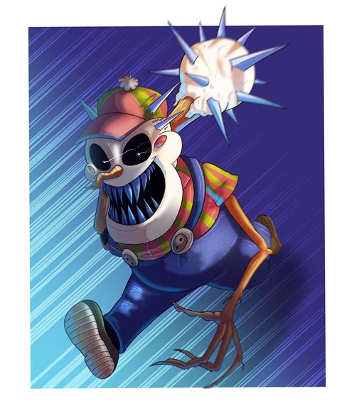 He Runs To Kick Your Ass Stylized Frostbite Bb Fivenightsatfreddys