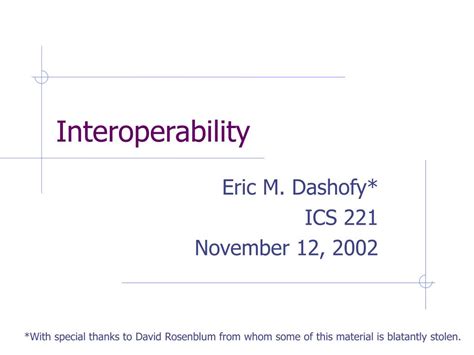 PPT Interoperability PowerPoint Presentation Free Download ID