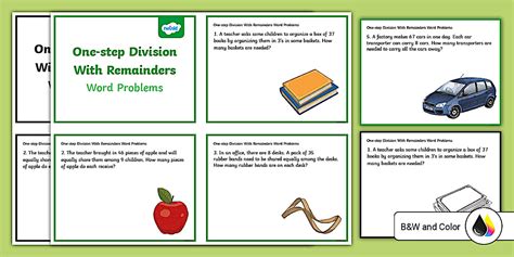 Division Word Problems Grade 4 With Remainders Twinkl Math