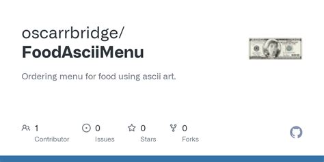 Github Oscarrbridgefoodasciimenu Ordering Menu For Food Using Ascii