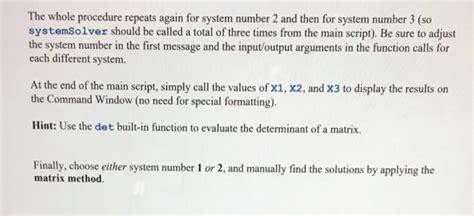 Solved Upon Running The Program Matlab Should Immediately