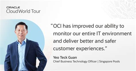 Oracle Cloud On Linkedin Singapore Pools Migrates To Oracle Cloud Infrastructure