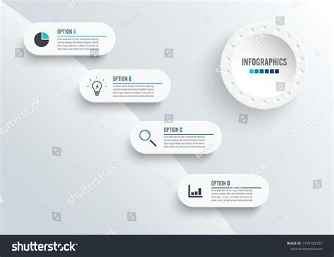 Abstract Elements Graph Infographic Template Label Stock Vector Royalty Free 1470185357