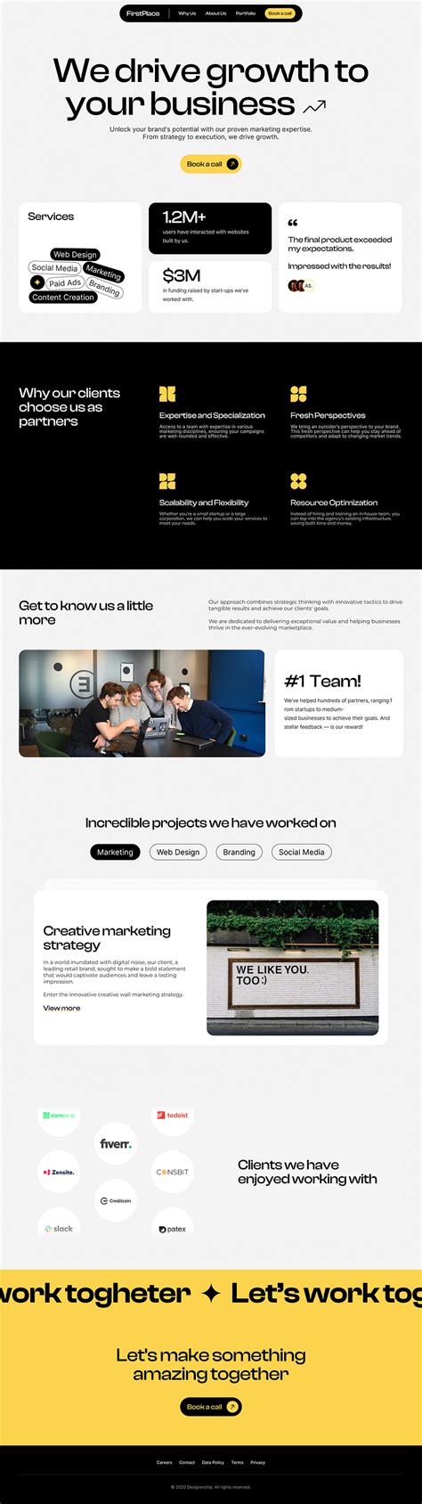 Online Business Digital Agency Marketing Website Landing Page By