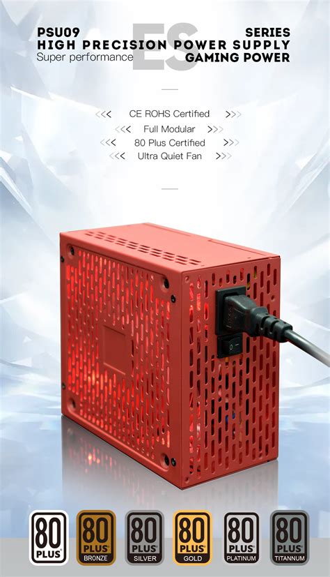 New Atx Pc Power Supply 650wd Apfc 80 Plus Psu For Desktop China