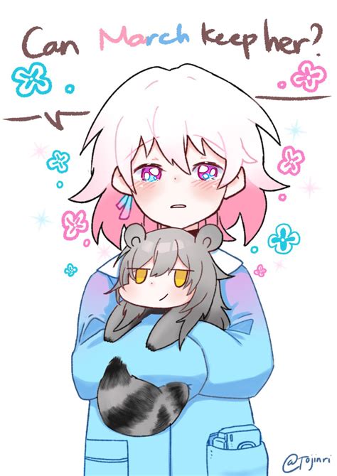 Trailblazer Stelle And March Th Honkai And More Drawn By Tojinrist Danbooru