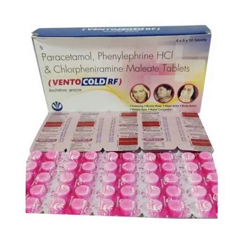 Vento Cold Rf At ₹ 7stripe Phenylephrine Hydrochloride Tablet In Indore Id 22540688988