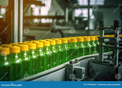 Efficient Beverage Production Processing And Bottling In A Fruit Juice Factory Created With