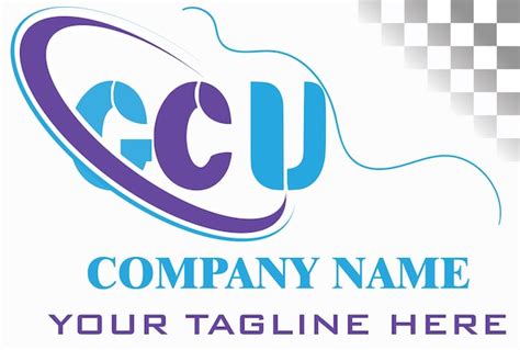 Premium Vector Gcu Letter Logo Design