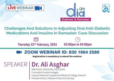 Zeeshan Sohail On Linkedin Dosage Adjusting During Ramadan With Diabetes