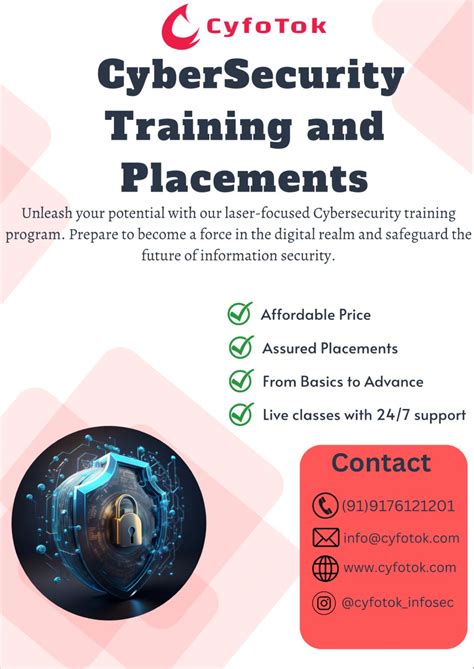 Cyfotok On Linkedin Cybersecurity Cybersecuritycareer Placement Cybersecuritytraining