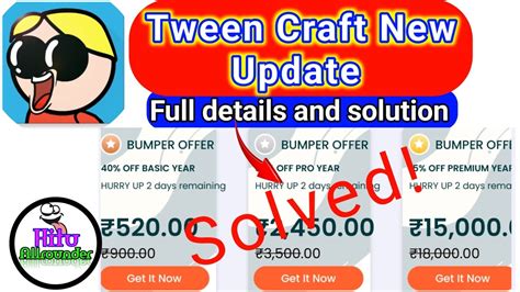 New Tween Craft Update Mod Apk And Apk Update Available Now Tween Craft Mod Apk Latest