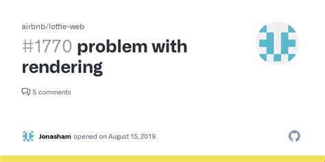 Problem With Rendering Issue Airbnb Lottie Web GitHub