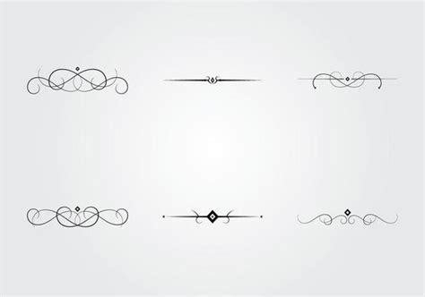 Decorative Lines Vector Art Icons And Graphics For Free Download