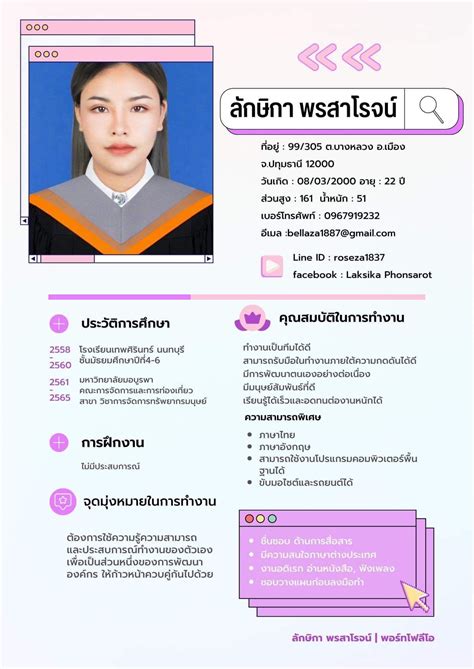 ปักพินในบอร์ด เก็บเอาไว้ เรซูเม่ เทมเพลต Power Point การออกแบบหนังสือ