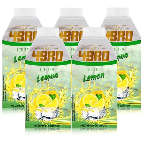 4bro Ice Tea Eistee Lemon Zitrone 500ml Erfrischungsgetränk 5er Pack Eur 11 19 Picclick De