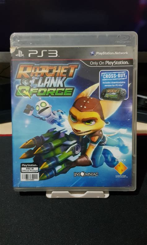 Ratchet And Clank Qforce Rare Ps3 Video Gaming Video Games