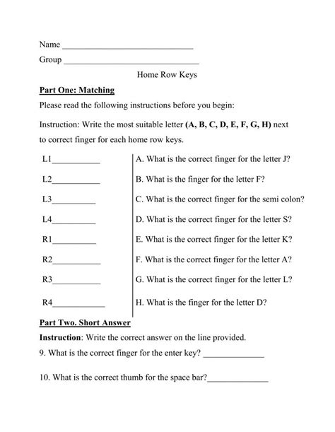 Computer Keyboarding Worksheet Live Worksheets Worksheets Library