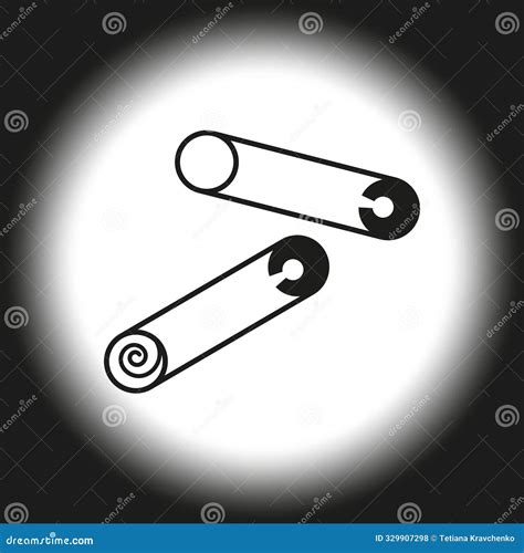 Scroll Icons Blank Paper Transparent Background Vector Design Set Illustration CartoonDealer