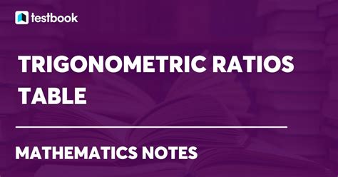 Value Table Of Trigonometry Overview Formulas Table Tricks
