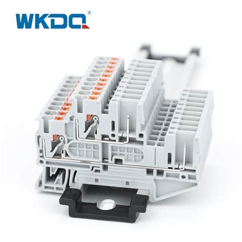 China Cheap Double Layers Plug In Terminal Block Suppliers Manufacturers Factory Direct