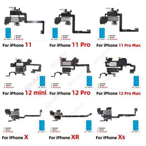 Phone Top Proximity Sensor Sound Ear Earpiece Speaker Flex Cable For