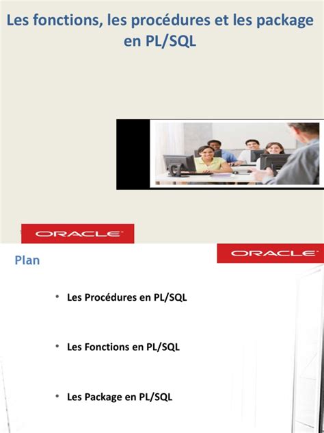 Module 5 Fonctions Procedure Package Plsql Pdf Plsql Informatique
