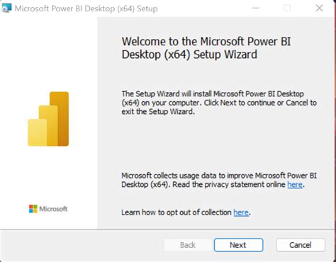 Install Power Bi Desktop