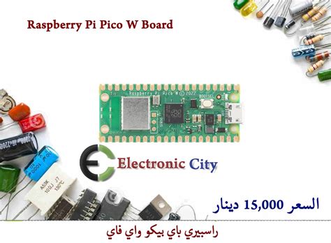 Raspberry Pi Pico W Board Electronic City المدينة الالكترونية