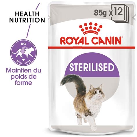 Royal Canin Sterilised en sauce pâtée pour chat | Pas cher