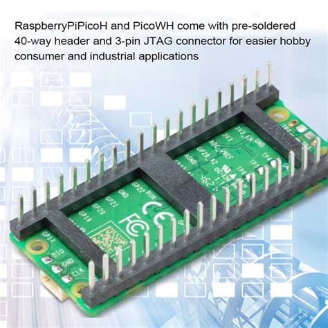 Raspberry Pi Pico H KB SRAM MB Flash Memory MHz Dual Core M RP Microcontroller I C