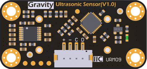 urm09 ultrasonic sensor gravity i²c 超音波距離感測器模組 台灣智能感測科技