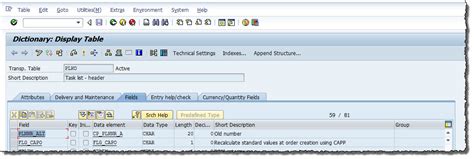 Add Field Old Task List No To General Task List SAP Community