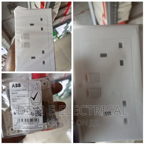 13amps Double Socket Abb Original In Lagos Island Eko Electrical Equipment Ewezugachi