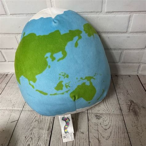 Toys Squishmallows 8 Roman The Earth Plush Kelly Toy Space Squad Globe World No Tag Poshmark
