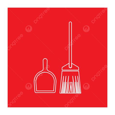 Diseño De Símbolo De Iconos De Logotipo De Escoba Vector Png Dibujos