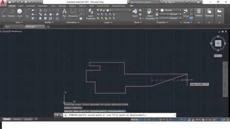 autocad stretch command grabcad tutorials