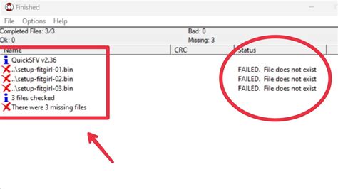 Pc Fix There Were 3 Missing File And Failed File Does Not Exist Problem