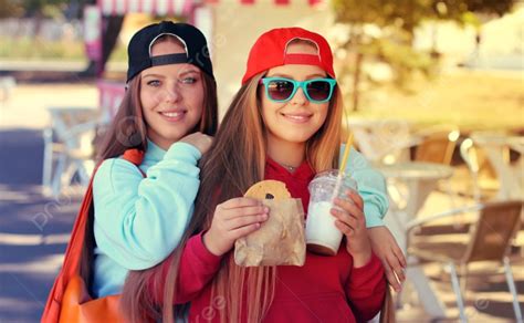 Two Lovely Girls Hanging Out Photo Background And Picture For Free