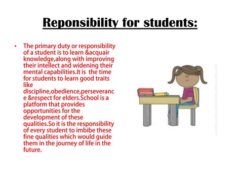 Responsibility Slide For Presentationpdf