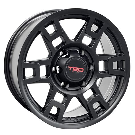 Toyota Trd Style Wheels 17 X 9 Matt Black Rims 4pcs Thewheeldepot