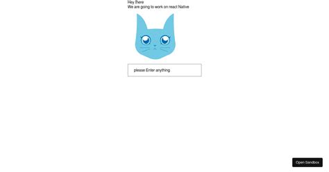 react native learning codesandbox