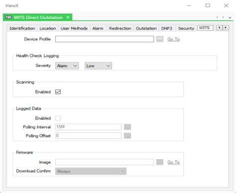 DNP3 WITS Driver Guide Specify The WITS Properties Configuring A