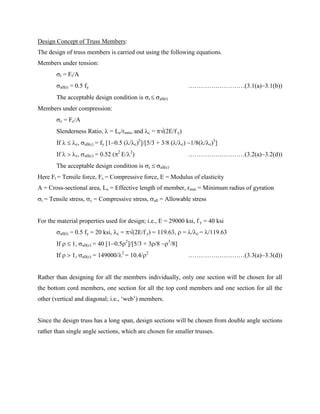 Design Of Industrial Truss Mechanism Of Truss PDF