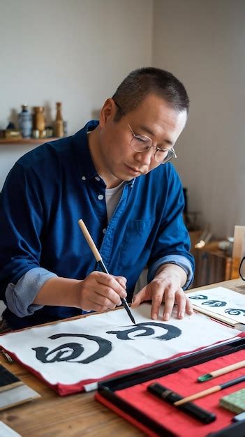 25000 Japanese Calligraphy Artist Pictures