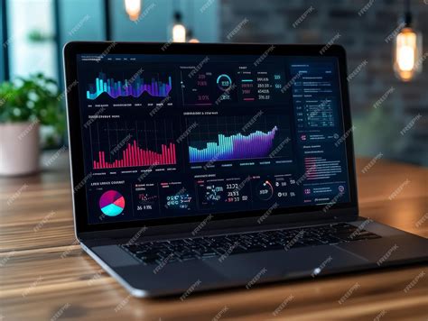 Predictive Business Kpi Data Technology Dashboard Premium Ai Generated Image