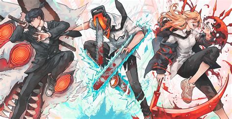 Makima Power Denji Hayakawa Aki And Fox Devil Chainsaw Man Drawn By Hammling Danbooru