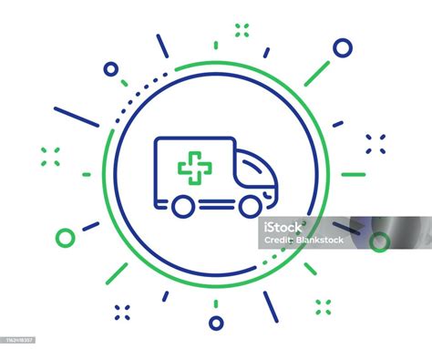 구급차 응급 자동차 라인 아이콘입니다 병원 교통 차량 표지판입니다 벡터 건강관리와 의술에 대한 스톡 벡터 아트 및 기타 이미지 건강관리와 의술 고급 교통 Istock