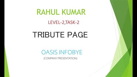 Video Rahul Kumar On Linkedin Intern Oasisinfobyte Internship